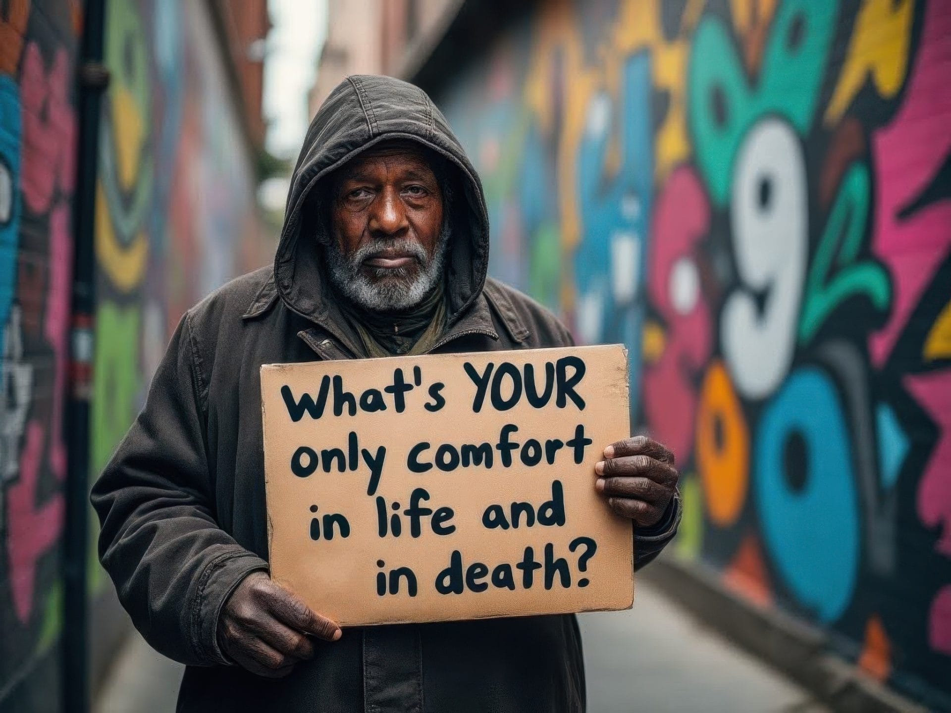 Old Man Asking a Question