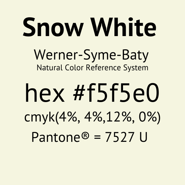 Snow White Snowdrop Color